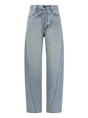 Balenciaga Twisted Seam Jeans - Multicolor