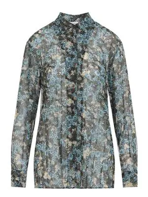 DRIES VAN NOTEN DRIES VAN NOTEN Floral Print Sheer Shirt
