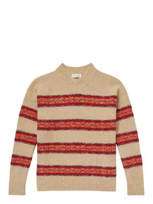 DRIES VAN NOTEN DRIES VAN NOTEN Master Striped Alpaca-Blend Sweater