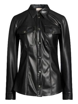 SEMICOUTURE Polyurethane Shirt - Black