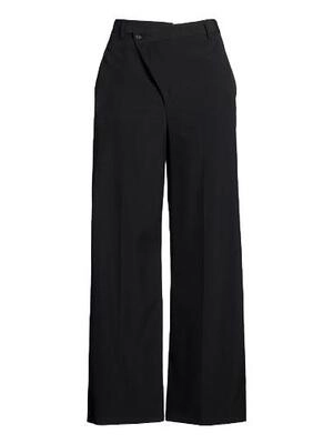 MAISON MARGIELA Wide-leg Polyester Virgin Wool Pants - Black