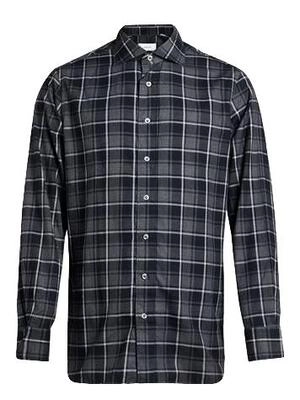 LARDINI Shirt Size Cotton - Grey