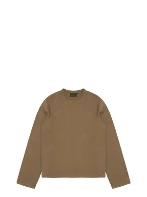 Rains Rains Waffle Long Sleeve T-Shirt Splinter Brown
