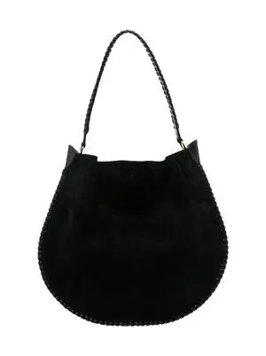 Isabel Marant Étoile Oskan Soft Leather Hobo Bag - Black