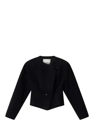 Isabel Marant Étoile Suna Wool Blend Jacket - Black