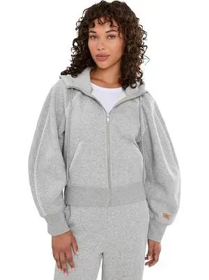 UGG Classic Full Zip Hoodie Sweatshirt - Gray