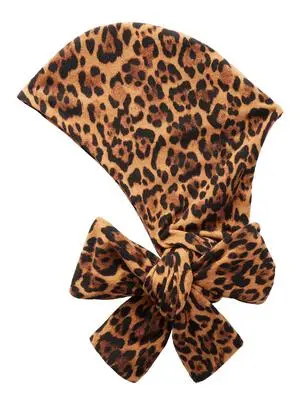 Anna Sui Animal Print Jersey Wrap - Leopard Print