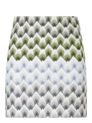 Missoni Embellished Crochet-knit Mini Skirt - Multi