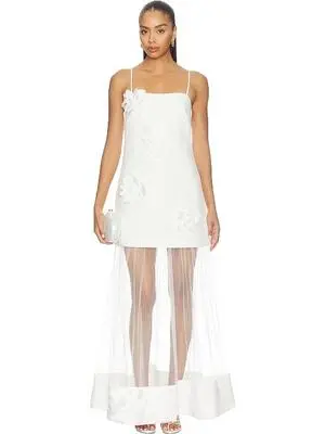 ELLIATT Reina 3d Floral Gown - White