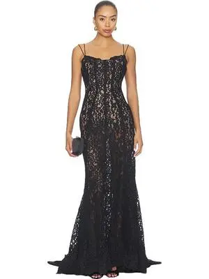 Cult Gaia Saylor Gown - Black