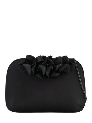 Giorgio Armani La Prima Satin Clutch Bag With Applied Flowers - Patterned