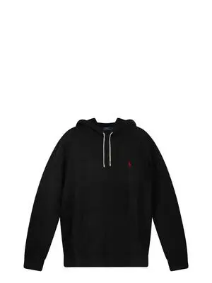 Polo Ralph Lauren Embroidered Logo Hooded Sweatshirt - Black