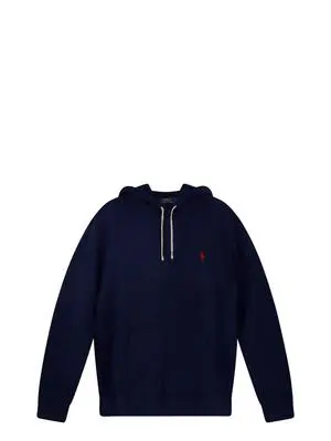 Polo Ralph Lauren Embroidered Logo Hooded Sweatshirt - Blue
