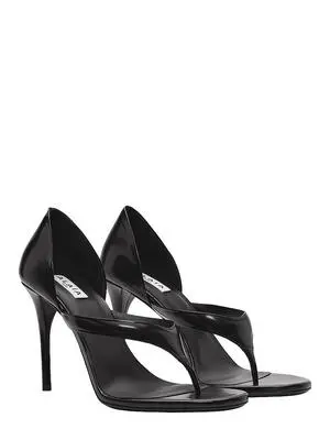 Alaïa Infradito Sandals With High Stiletto Heel - Noir