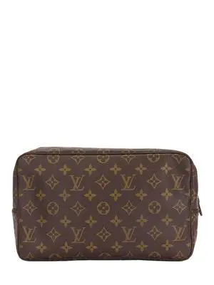 LOUIS VUITTON Trousse Toilette 28 Monogram Pouch - Brown