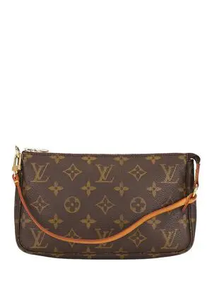 LOUIS VUITTON Monogram Pochette Accessoires Shoulder Bag - Brown
