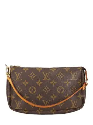 LOUIS VUITTON Monogram Pochette Accessoires Shoulder Bag - Brown