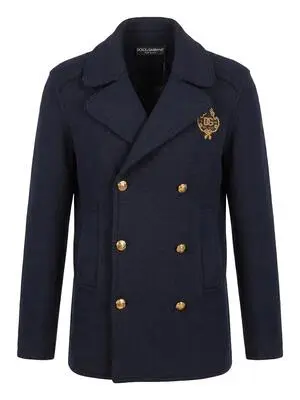 Dolce & Gabbana Wool Peacoat - Multicolor