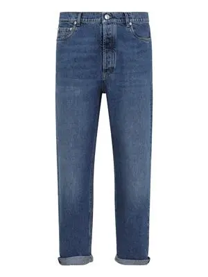 Brunello Cucinelli Straight Leg Jeans - Blue