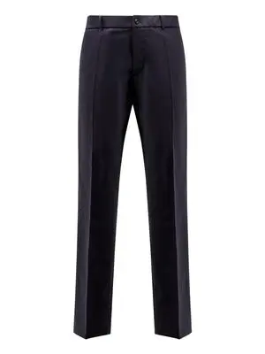 Moncler Wool Blend Trousers - Multicolor
