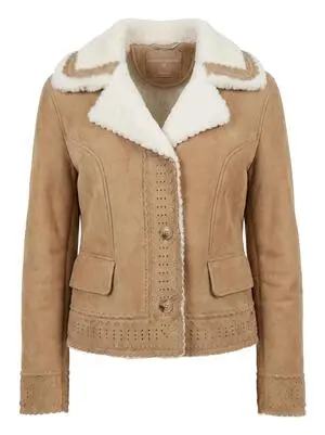 ERMANO SCERVINO Ermanno Scervino Shearling Jacket - Multicolor