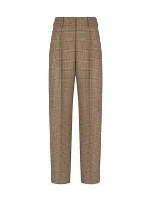 BLAZÉ MILANO Saona Fox Wool Pants - Multicolor