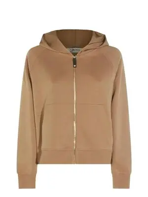 Max Mara Max Mara Cotton Zip-Up Hoodie Multicolor