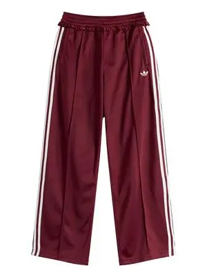 Adidas Pleated Firebird Track Pants - Shadow Red