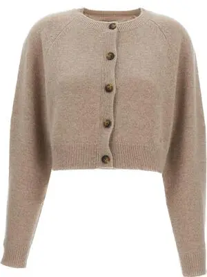 Loulou De Saison Loulou De Saison Heike Cashmere Cardigan Beige