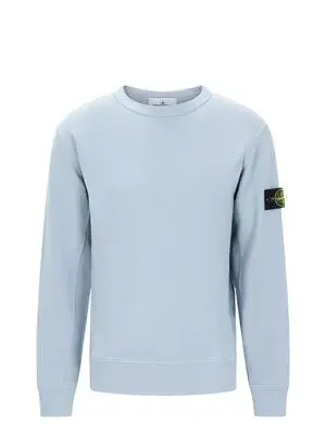 STONE ISLAND Stone Island Logo-Patch Crewneck Sweatshirt