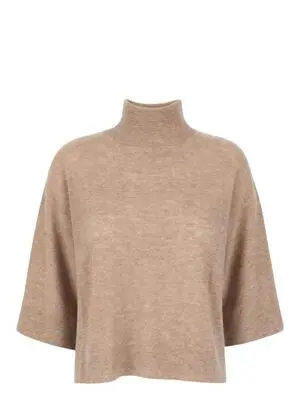 Fabiana Filippi Turtleneck Sweater - Nude
