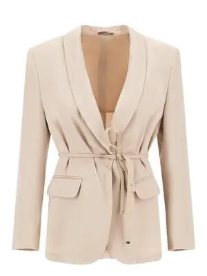 Herno Tie-detailed Casual Jacket - Chantilly