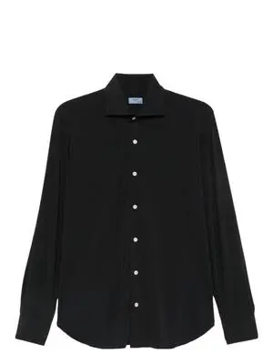 BARBA NAPOLI Long-sleeved Shirt - Black