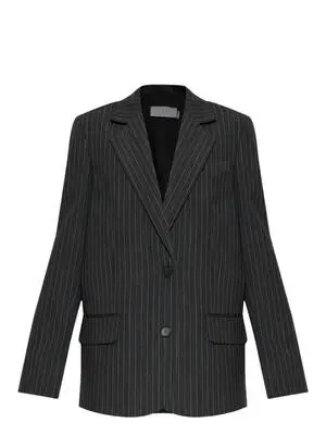IRO PARIS Striped Blazer - Dark Grey