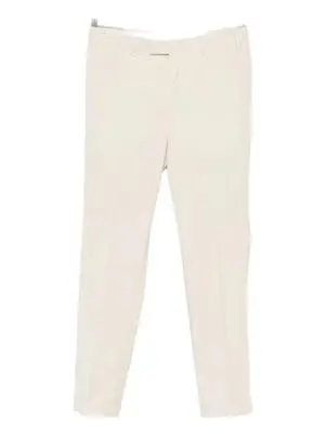 PT TORINO Tailored Trousers With Belt Loops - Beige