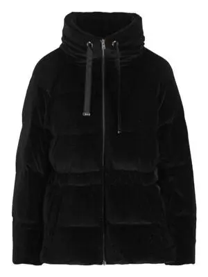 Herno Long-sleeved Padded Cotton Coat - Black