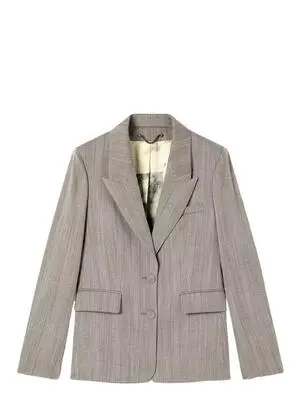 GOLDEN GOOSE Long-sleeved Blazer - Grey