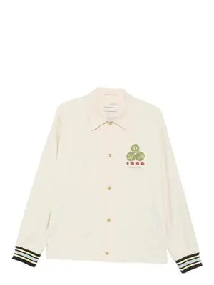DROLE DE MONSIEUR Drole De Monsieur Long Sleeve Casual Jacket With Logo Print