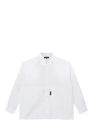 Comme Des Garçons Cotton Concealed Shirt - White