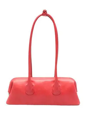 OSOI Leather Logo Handbag - Aged Red