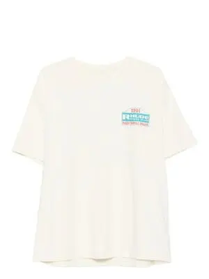 Rhude Short-sleeved Crewneck T-shirt - Light Yellow