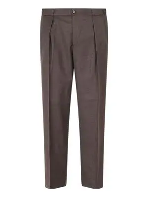 BRIGLIA 1949 Button-detail Straight-leg Trousers - No