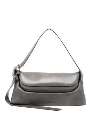 OSOI Flap-over Shoulder Bag - Grey