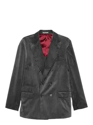 BRUNELLO CUCINELLI Double-breasted Corduroy Blazer