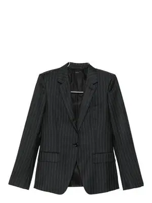 TOM FORD Pinstriped Single-breasted Blazer - No