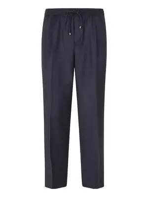 BRIGLIA 1949 Drawstring Casual Pants - Blue