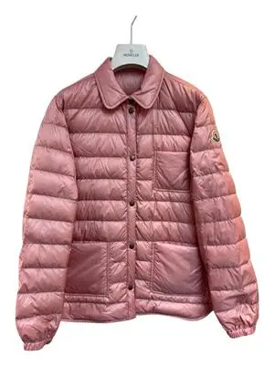 Moncler Fouine Down Shirt Jacket - Pink