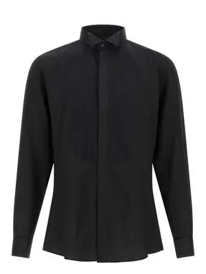 Pal Zileri Tuxedo Shirt - Black