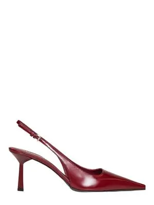 Prada Pointed-toe Slingback High-heeled Sandals - Red