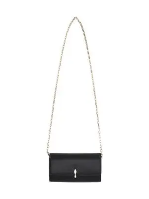 CHRISTIAN LOUBOUTIN Bettina Chain Wallet - Black